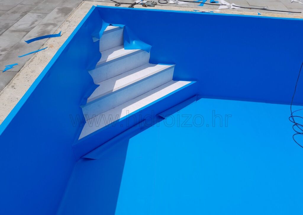 Postavljanje bazenskog linera | Tribalj | Hidroizo